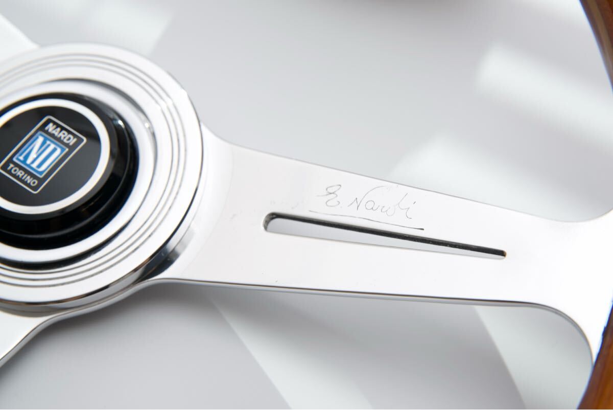 ナルディ クラシック ウッド ポリッシュ ステアリング φ36.5 365mm NARDI CLASSIC WOOD 当時物 USDM 北米 ...