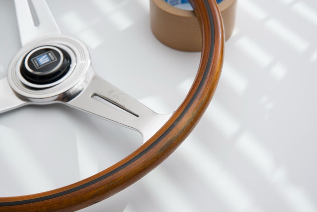 ナルディ クラシック ウッド ポリッシュ ステアリング φ36.5 365mm NARDI CLASSIC WOOD 当時物 USDM 北米 ...