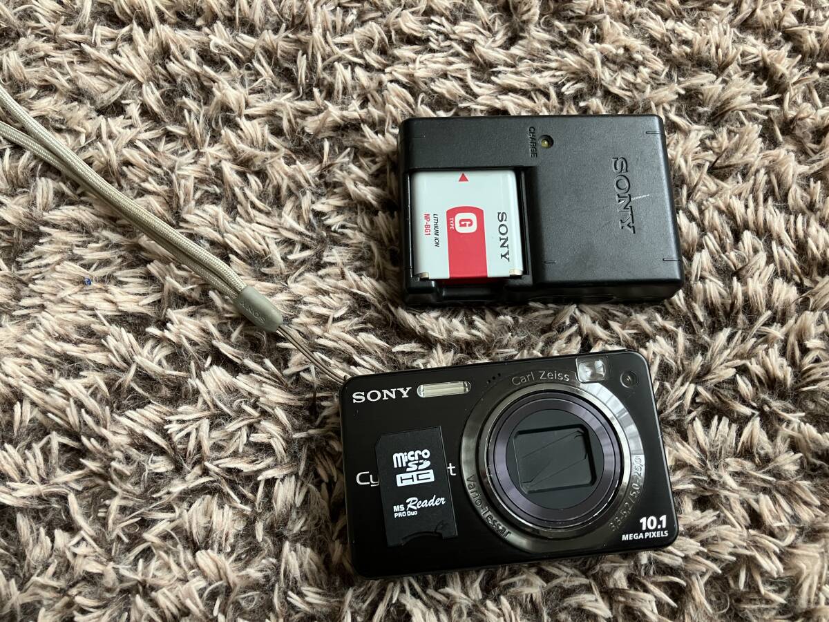 SONY/ソニー Cyber-shot サイバーショット DSC-W170 ブラック 10.1MEGAPIXELS(ソニー)｜売買された ...