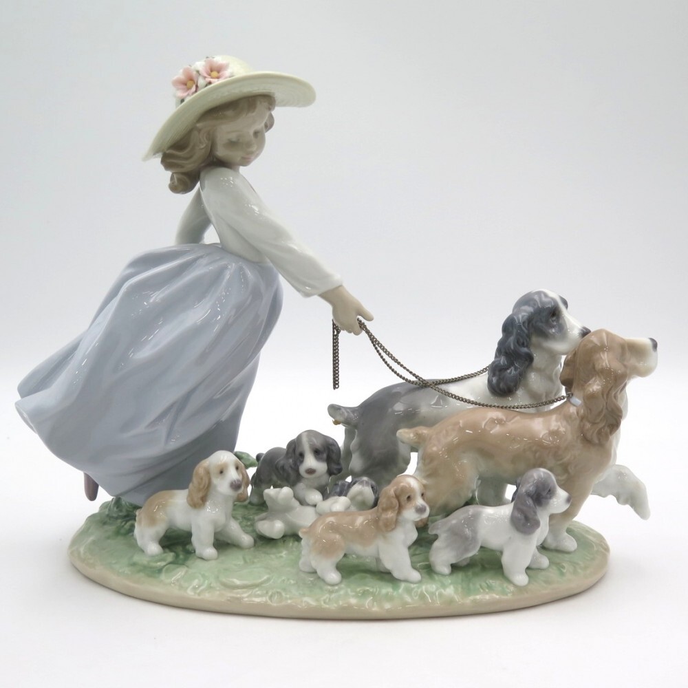 1円〜 Lladro リヤドロ 6784 仔犬たちの行進 プリビレッジ フィギュリン 同梱不可 y347-3678990 Y商品(リヤドロ ...
