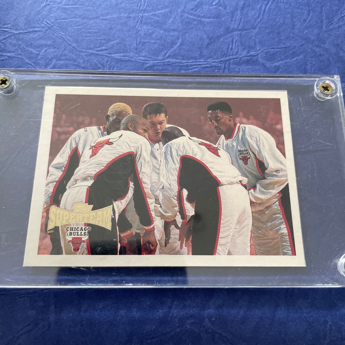 1996-97 Topps Super Teams #ST4 Chicago Bulls WCDF Michael Jordan ...