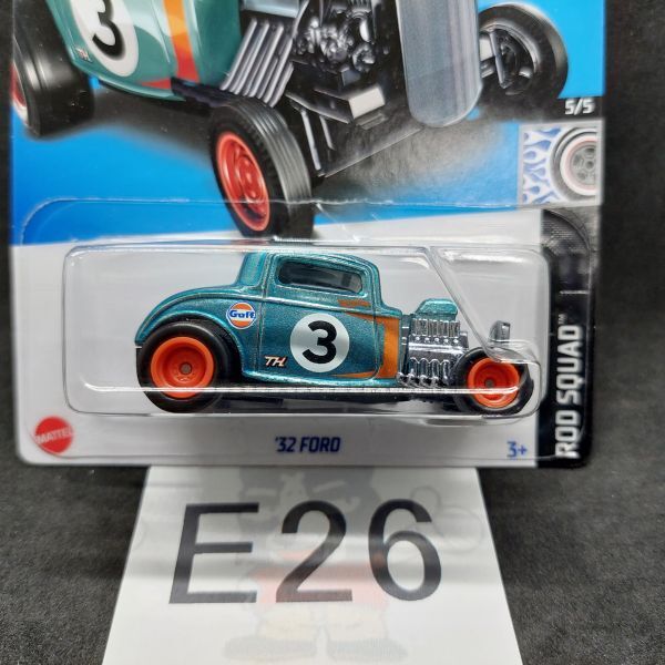 E26 1円 格安 スーパートレジャーハント ホットウィール STH treasure リアルライダー 32 ford gulf フォード T型 ガルフ 日本未発売(乗用車)｜売買された ...