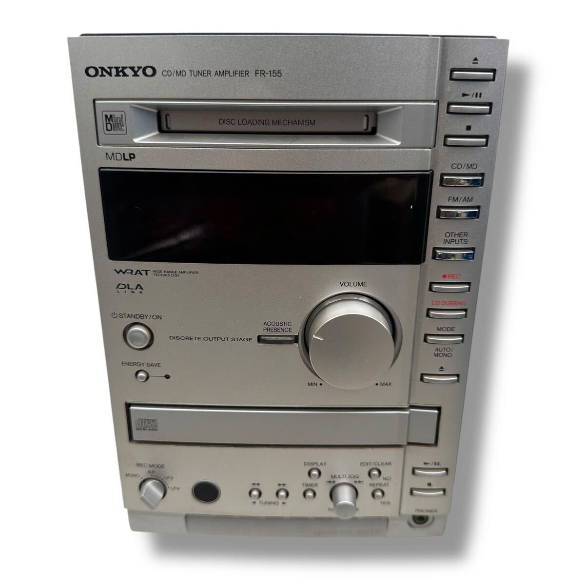 ONKYO オンキョー CD MDチューナーアンプ FR-155(ONKYO)｜売買されたオークション情報、yahooの商品情報をアーカイブ ...