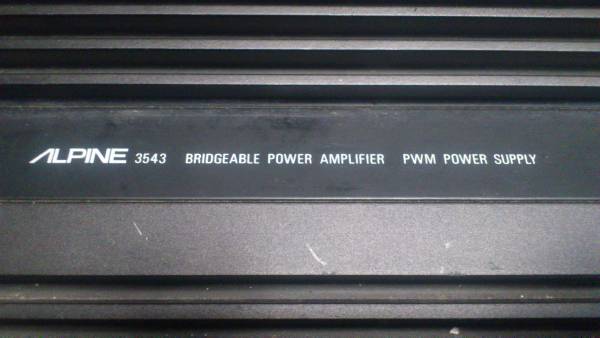 ALPINE 3543 アルパイン DUO-β CIRCUIT PMW POWER SUPPLY(アンプ)｜売買されたオークション情報 ...