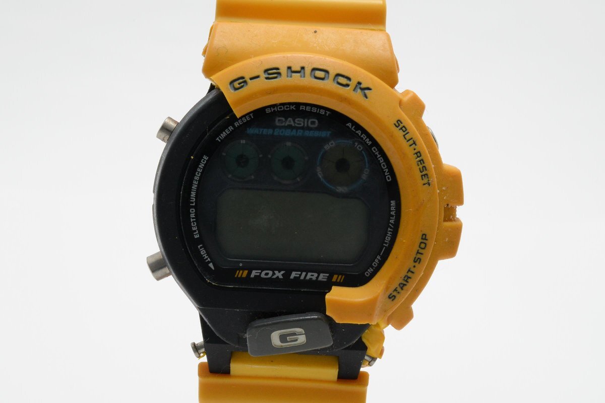 CASIO カシオ G SHOCK ジーショックDW-6900 FOX FIRE デジタル イエロー ブラック メンズ クォーツ 腕時計(G ...