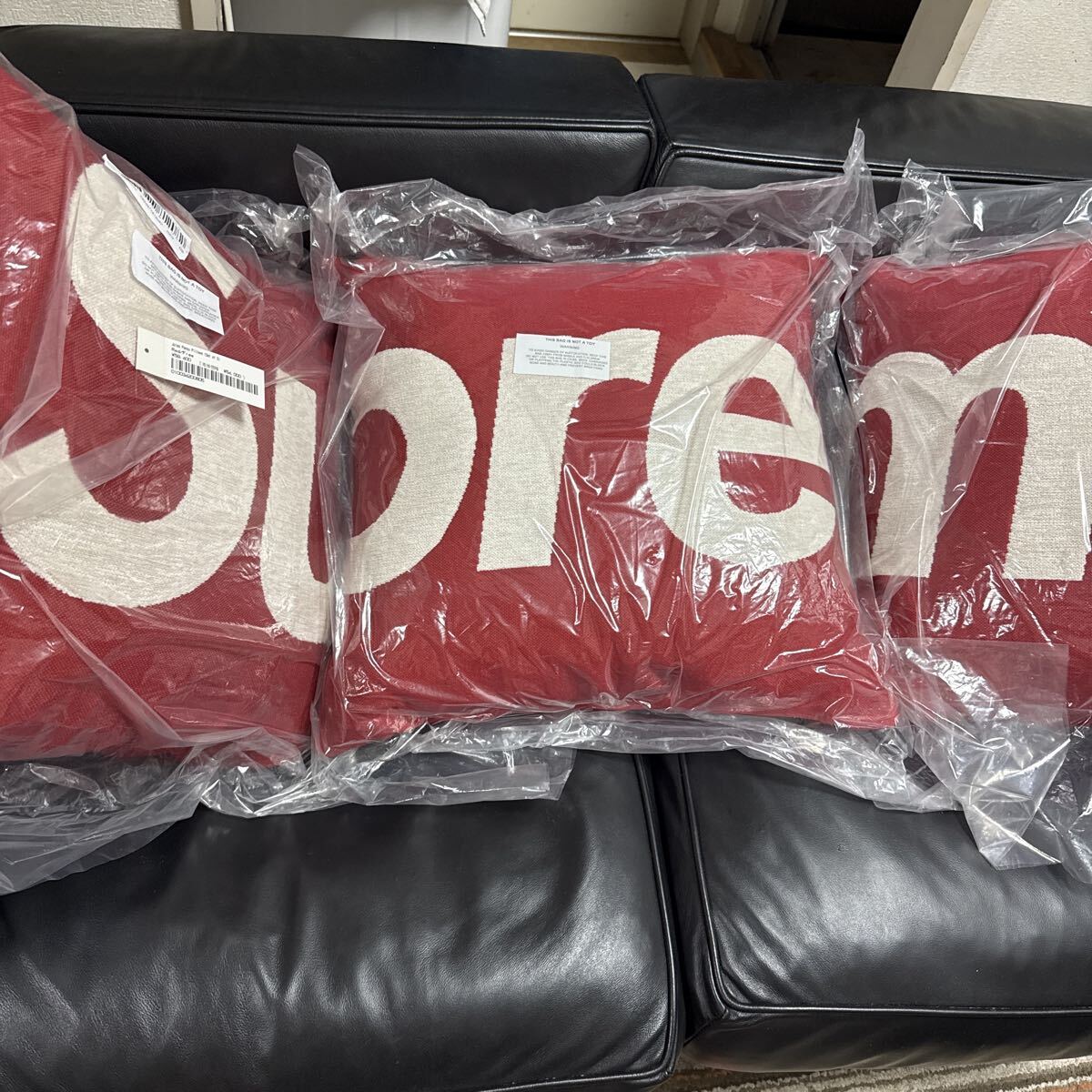 supreme 22SS Jules Pansu Pillows シュプリーム ジュールパンス ピロウ クッション レッド 3個セット 品 ...
