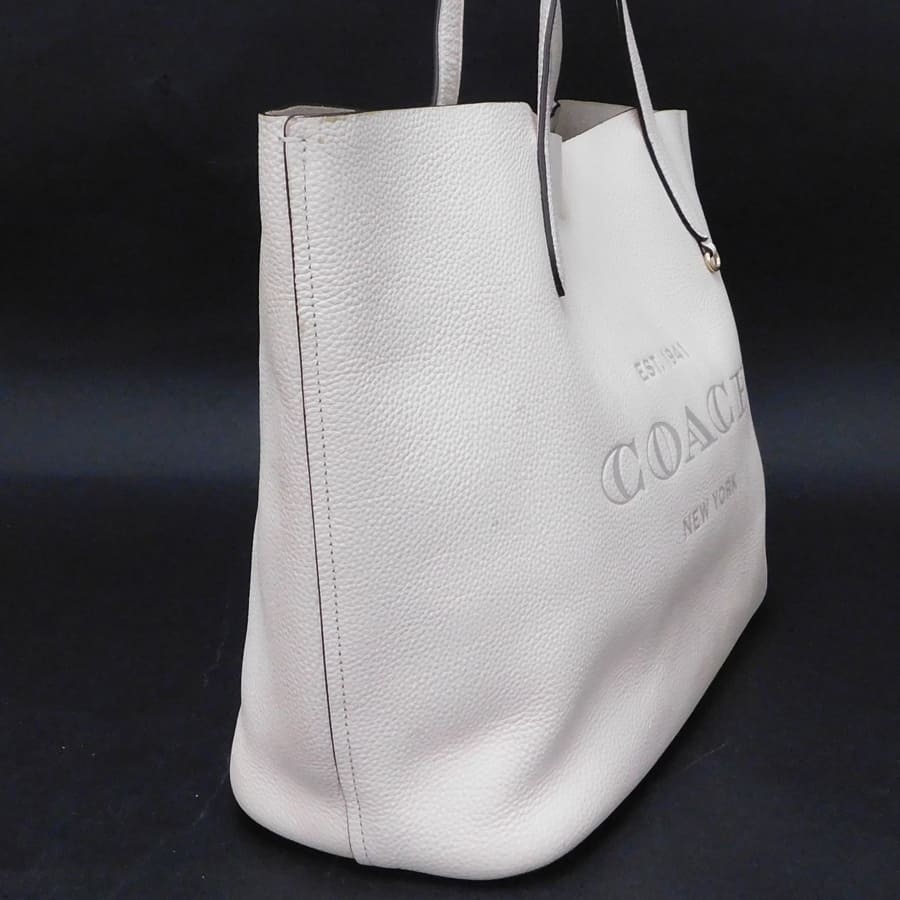 1円 コーチ トートバッグ CC050 ホワイト系 レザー お買い物 お かけ レディース COACH E.Bgs.An-19(トートバッグ ...