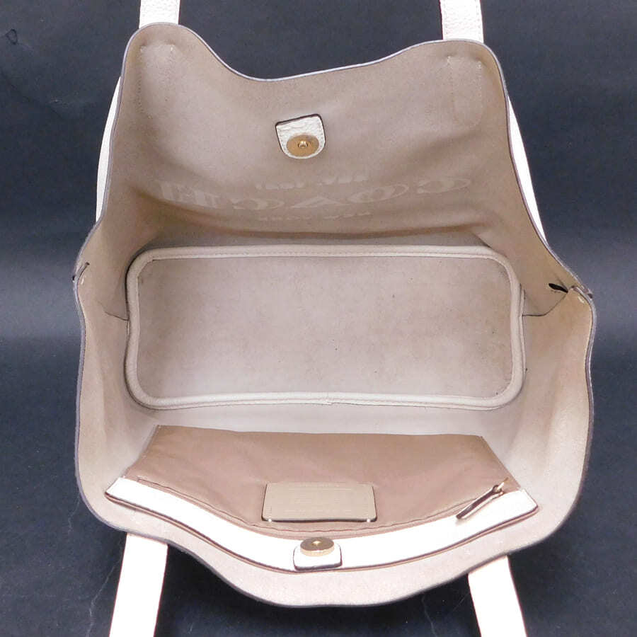 1円 コーチ トートバッグ CC050 ホワイト系 レザー お買い物 お かけ レディース COACH E.Bgs.An-19(トートバッグ ...