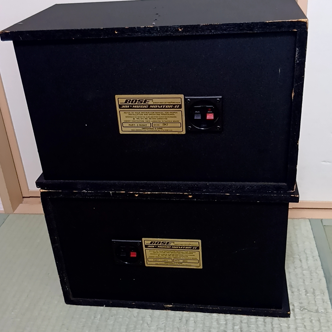 BOSE 301 MUSICMONITOR II 301MM2 2ウェイ ブックシェルフ モニター スピーカー ペア シリアル同番(スピーカー ...