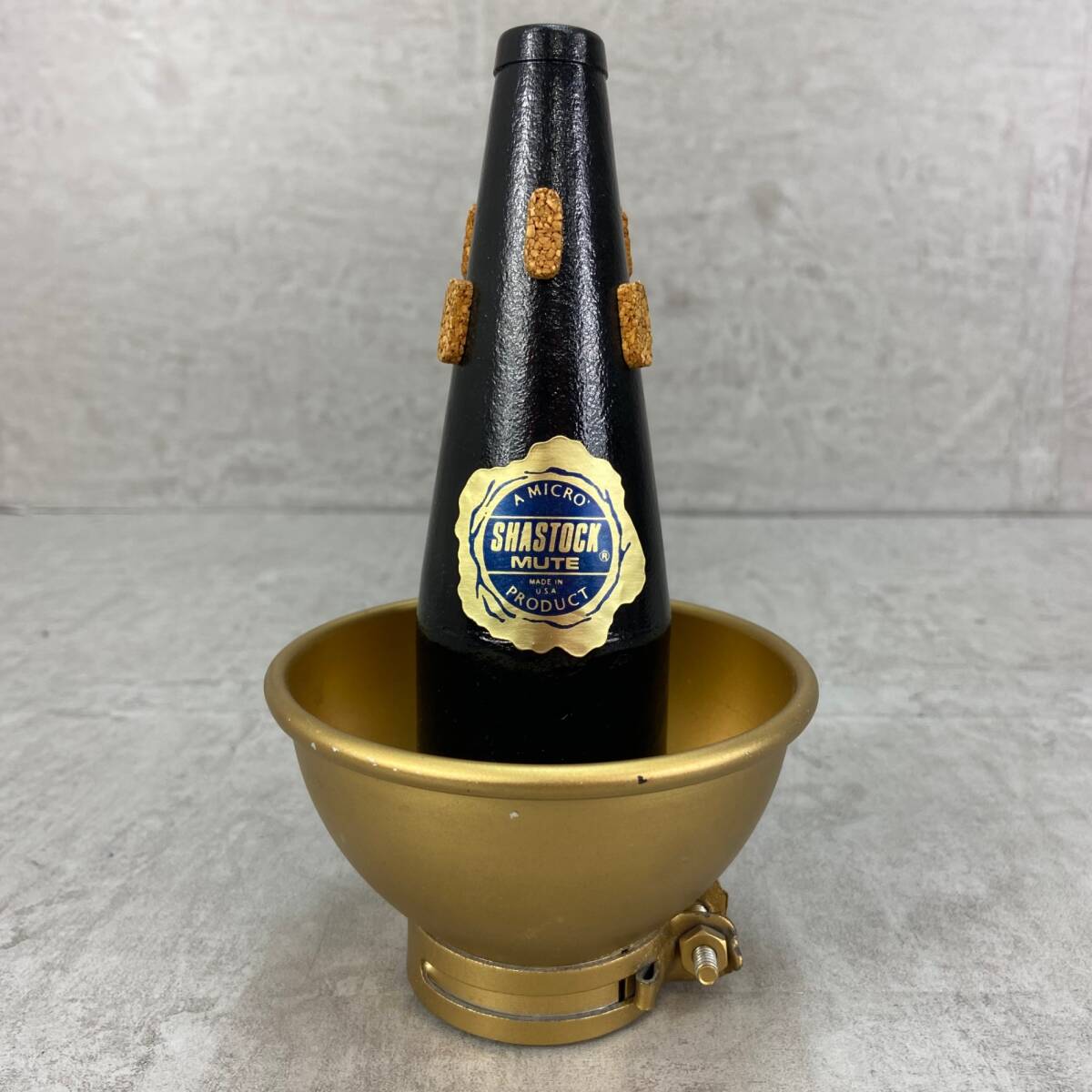 SHASTOCK MUTE トランペット用 カップミュート 金管楽器 音色 消音 ヴィンテージ ジャズサウンド シャストック A MICRO ...