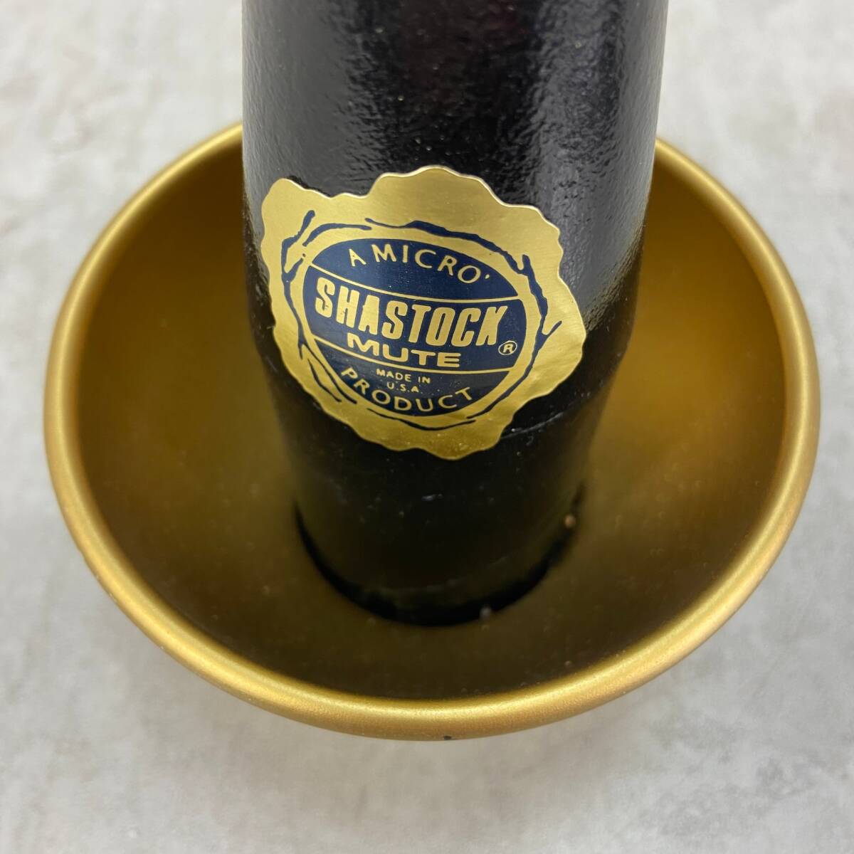SHASTOCK MUTE トランペット用 カップミュート 金管楽器 音色 消音 ヴィンテージ ジャズサウンド シャストック A MICRO ...