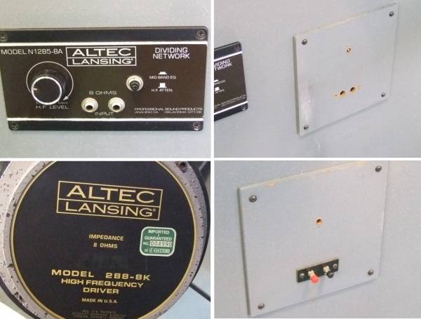 4168 ALTEC LANSING 515-16G 817A N1285-8A 288-8K MR94A 2台(アルテック)｜売買された ...