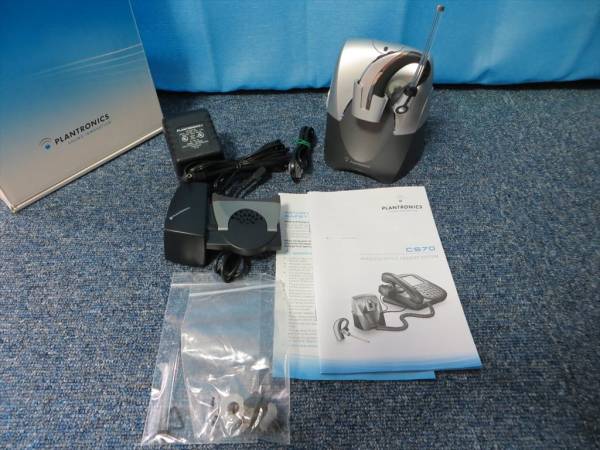 PLANTRONICS CS70 Bluetoothワイヤレスヘッドセットシステム(ビジネスフォン)｜売買されたオークション情報、yahooの ...
