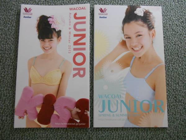 2013SS＆2013AW ワコール ジュニア パンフレット 2枚組(インナーウエア一般)｜売買されたオークション情報、yahooの商品情報をアーカイブ公開 - オークファン（aucfan.com）