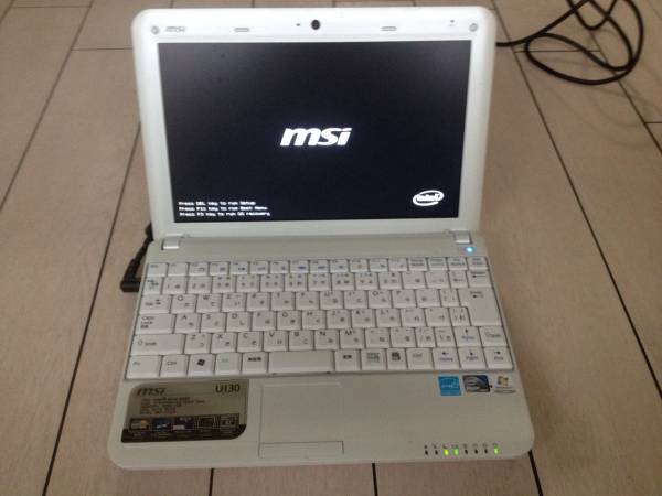 Win7 msi U130 ミニノート 1GB 160GB 高性能 大容量 ノートPC(MSI)｜売買されたオークション情報、yahooの商品 ...