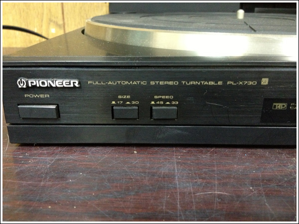 PIONEER パイオニア レコードプレーヤー PL-X730 稀少品の質問一覧
