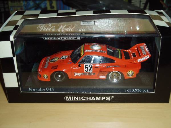 PMA：1/43 ポルシェ 935 イェーガーマイスター #52 1977(レーシングカー)｜売買されたオークション情報、yahooの商品情報をアーカイブ公開 - オークファン（aucfan.com）