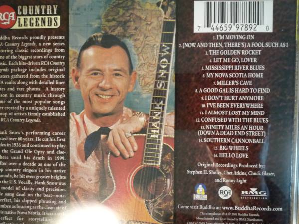CD: HANK SNOW / COUNTRY LEGENDS(フォーク & カントリー)｜売買されたオークション情報、yahooの商品情報を ...