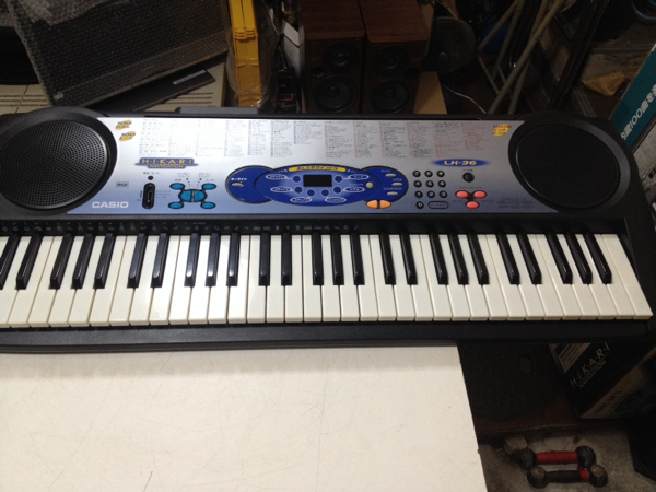 CASIO 光ナビゲーションキーボード LK-36 取説 book付き(カシオ)｜売買されたオークション情報、yahooの商品情報をアーカイブ ...