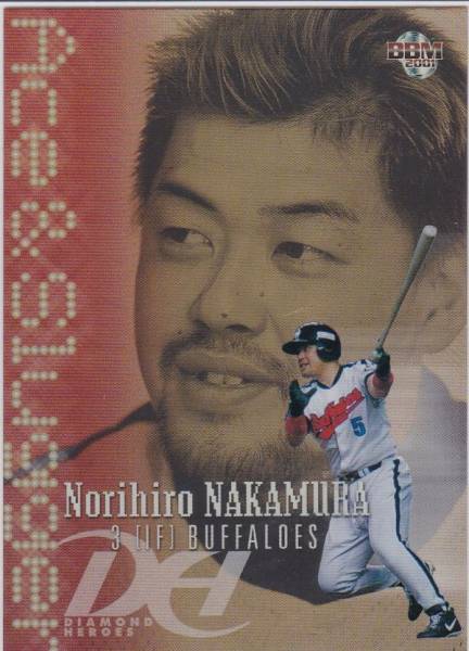 2001BBM/DH 中村 紀洋 インサート:エース＆スラッガー:近鉄(ダイヤモンドヒーローズ)｜売買されたオークション情報、yahooの商品情報をアーカイブ公開 - オークファン ...