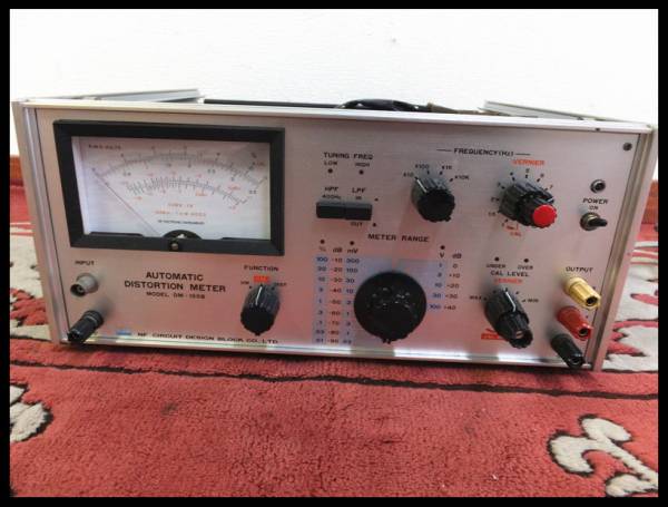 NF DM-155B AUTOMATIC DISTORTION METER 歪率計(アマチュア無線)｜売買されたオークション情報、yahooの ...