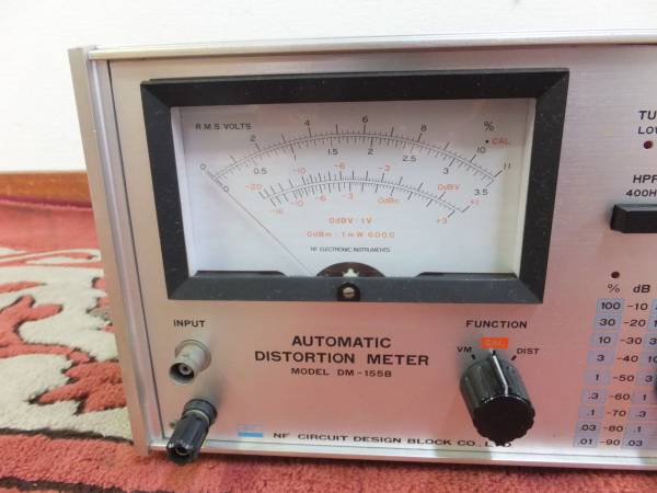 NF DM-155B AUTOMATIC DISTORTION METER 歪率計(アマチュア無線)｜売買されたオークション情報、yahooの ...
