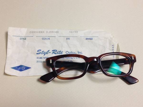 Styl-Rite-Optics CORSICAN／46-22／ヴィンテージフレーム(その他)｜売買されたオークション情報、yahooの商品 ...
