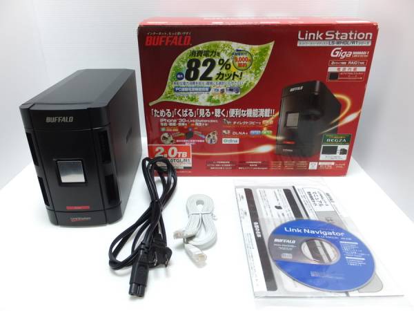 JUNK BUFFALO LinkStation LS-WH2.0TGL/R1 NAS HDD換装(NAS)｜売買されたオークション情報、yahooの商品情報をアーカイブ公開 - オークファン ...