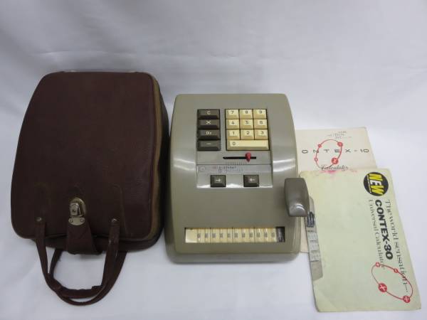 CONTEX-10 手動 計算機 レトロ アンティーク 15札01(雑貨)｜売買されたオークション情報、yahooの商品情報をアーカイブ公開 - オークファン（aucfan.com）