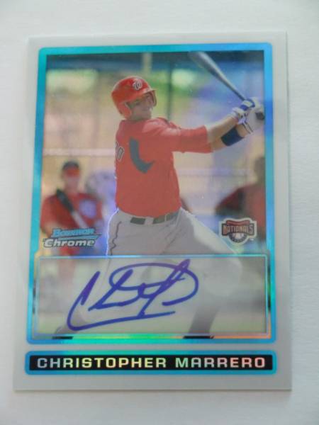 CHRISTOPHER MARRERO 2009 BOWMAN CHROME RC REFRACTOR AUTO(Bowman)｜売買された ...