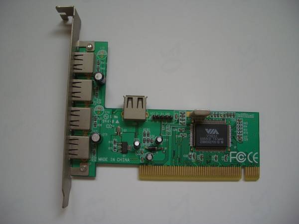 VIA PCIバスUSB2.0インターフェースボードVT6212甲(USBインターフェイスカード)｜売買されたオークション情報、yahooの ...