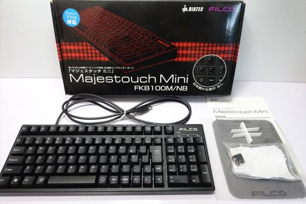 FILCO茶軸 Majestouch Mini/マジェスタッチミニ FKB100M/NB(USBキーボード)｜売買されたオークション情報 ...