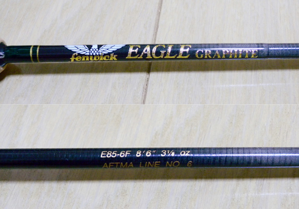 fenwick フェンウィック EAGLE E85-6Fフライロッド #6(フライロッド)｜売買されたオークション情報、yahooの商品情報をアーカイブ公開 - オークファン（aucfan.com）