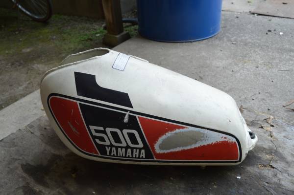 当時物 TT500 XT500 アルミタンク ビンテージモトクロス VMX SR(ヤマハ用)｜売買されたオークション情報、yahooの商品情報をアーカイブ公開 - オークファン（aucfan.com）