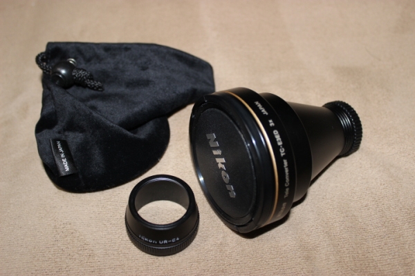 Nikon Tele Converter TC-E3ED 3x UR-E4 ケース付き(コンパクトカメラ用)｜売買されたオークション情報 ...