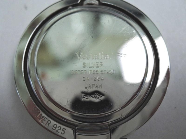 VESTALIA 懐中時計 ON-254 SILVER シルバー925 20静35(クォーツ式)｜売買されたオークション情報、yahooの商品情報をアーカイブ公開 - オークファン ...