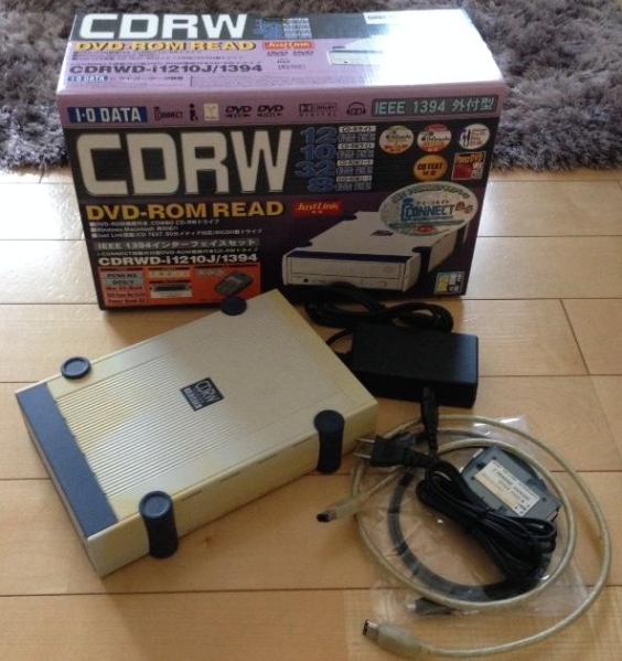 IO DATA IEEE 1394対応12倍速CD-RWドライブ CDRWD-i1210/J1394(外付けCD-R/RWドライブ)｜売買され ...