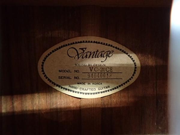 ヴァンテージ/Vantage クラシックギター VC-20CE 本体 現状(本体)｜売買されたオークション情報、yahooの商品情報を ...