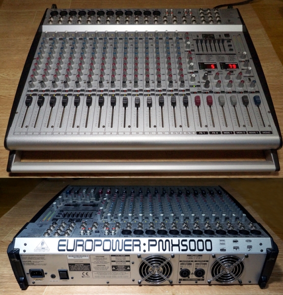 パワードミキサー Behringer PMX5000 内蔵エフェクト2系統(ミキサー)｜売買されたオークション情報、yahooの商品情報を ...
