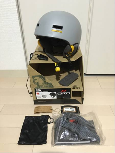GIRO ジロ SHIV ヘルメット Mサイズ イヤースピーカー付き(ヘルメット)｜売買されたオークション情報、yahooの商品情報を ...