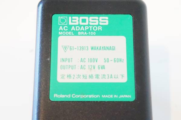 ACアダプター BOSS BRA-100 AC出力9V BRB-100 BRC-100(エフェクター)｜売買されたオークション情報、yahoo ...