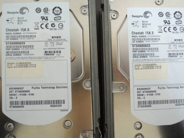 Seagate ST3450856SS ST3450856SS 450GB SAS2本 3.5インチ 3(SCSI)｜売買されたオークション ...