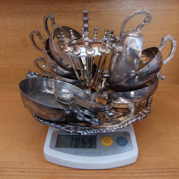 アンティーク洋食器EBERLE総重量約1059g 検銀食器シルバーSILVER(銀製)｜売買されたオークション情報、yahooの商品情報を ...
