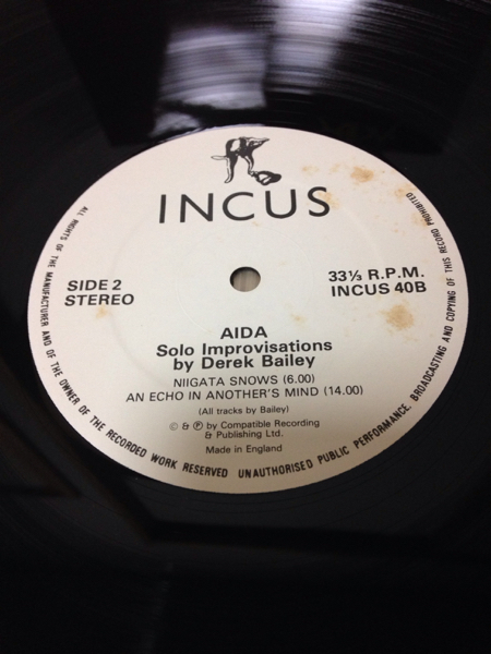 LP DEREK BAILEY / AIDA オリジナル盤 デレクベイリー 間章(ジャズ一般)｜売買されたオークション情報、yahooの商品 ...
