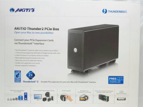 川崎店 AKiTiO AKiTiO Thunder2 PCie Box(その他)｜売買されたオークション情報、yahooの商品情報をアーカイブ ...
