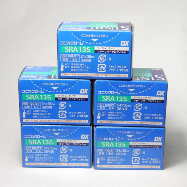 期限切れフィルム リバーサル ポジ Konica SINBI 135-36 5本(フィルム)｜売買されたオークション情報、yahooの商品情報 ...