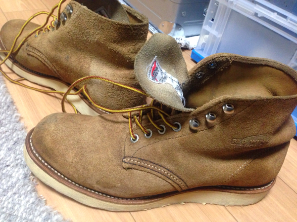 RED WING/レッドウィング 8181 8.5D スウェード(8.5インチ)｜売買されたオークション情報、yahooの商品情報をアーカイブ ...