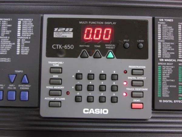 CASIO CTK-650 カシオ キーボード 61鍵 スタンド付(カシオ)｜売買されたオークション情報、yahooの商品情報をアーカイブ公開 ...