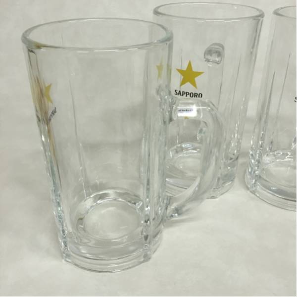 サッポロビール 大ジョッキ 3点 金ロゴ 高さ18.7cmφ10.3 生77(ビアジョッキ)｜売買されたオークション情報、yahooの商品情報をアーカイブ公開 - オークファン（aucfan.com）