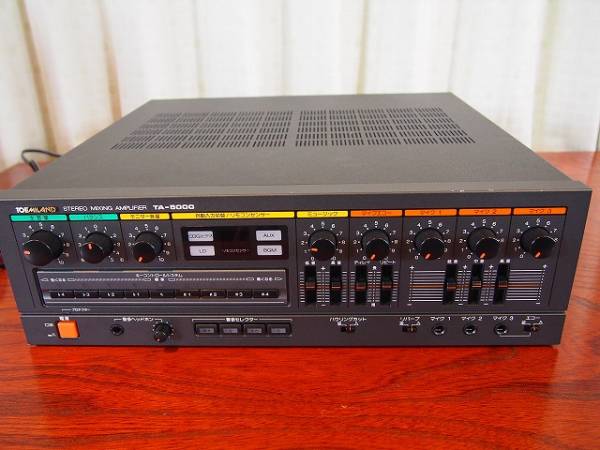カラオケミキシングアンプ TOEMILAND 東芝EMI製 TA-5000(カラオケ機器)｜売買されたオークション情報、yahooの商品情報をアーカイブ公開 - オークファン（aucfan.com）